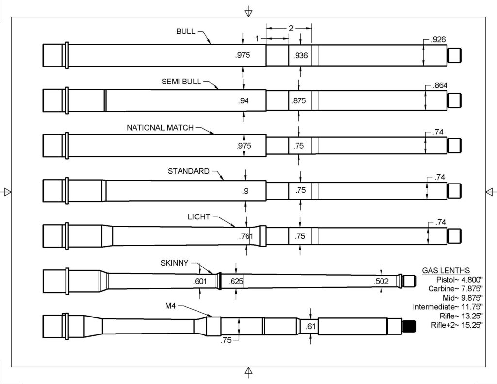 AR-15 .338 Spectre (Wildcat) Stainless Steel Barrels – Tactical Ordnance